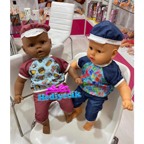 Oyuncak Zenci Kel Bebek Dolgu Gövdeli 60 cm Çeşitleri En Ucuzu Fiyata ...