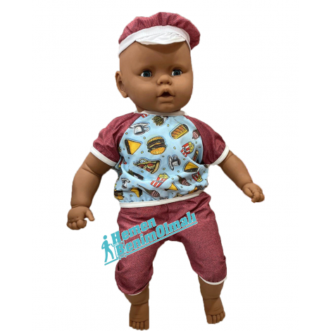 Oyuncak Zenci Kel Bebek Dolgu Gövdeli 60 cm Çeşitleri En Ucuzu Fiyata ...