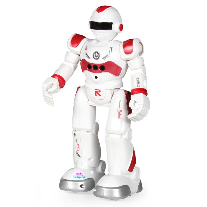 Rc Uzaktan Kumandalı Şarjlı Akıllı Yapay Zeka Robot 28 Cm Kırmızı