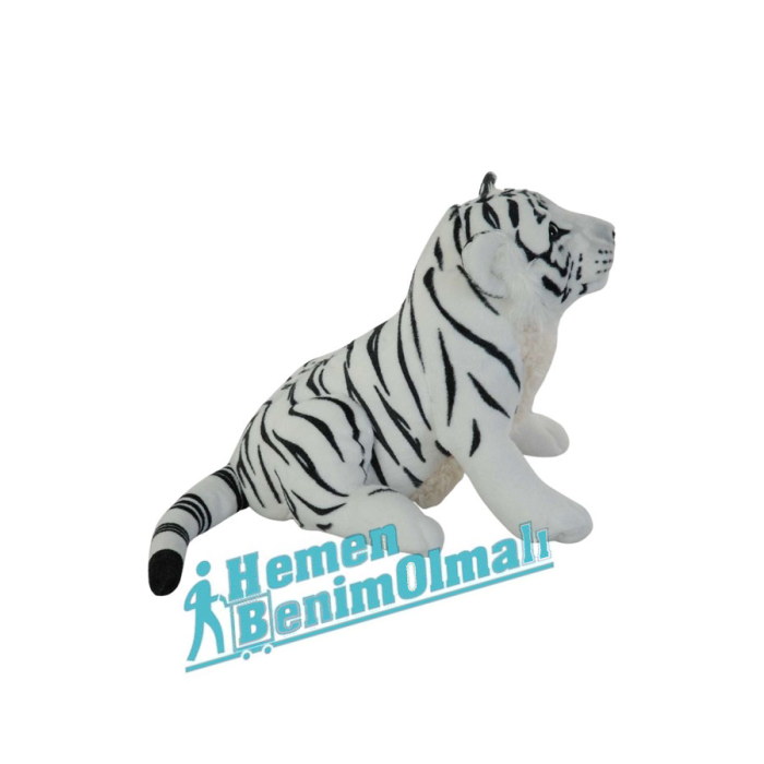 Peluş Yavru Beyaz Kaplan 45 cm modelleri en ucuz fiyat, hızlı kargo ile hemenbenimolmalı.com'da ...